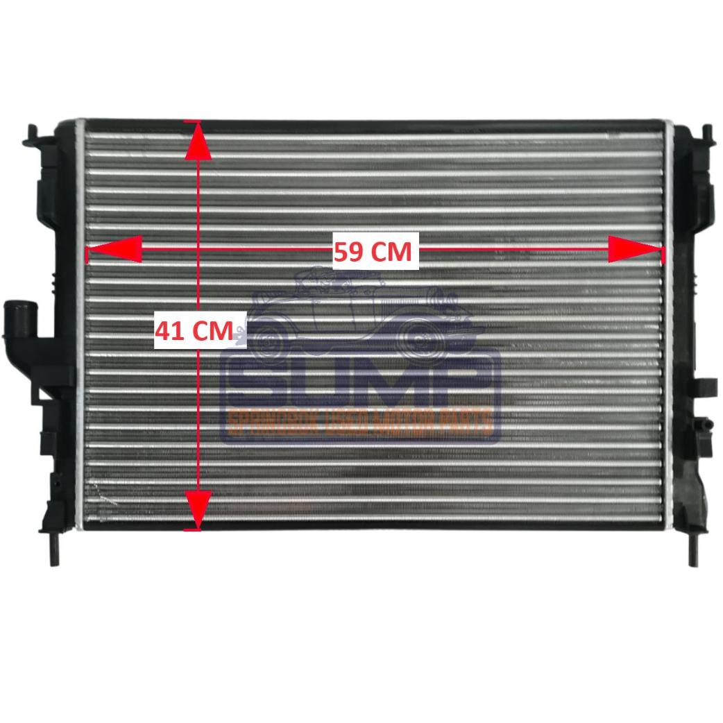 Radiator NP200 / Sandero (NO AC) 1.6 16V / 1.5D 08 - Up Manual (LONG ...